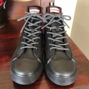 Hunter | Shoes | New Hunter For Target High Top Canvas Rain Boots ...